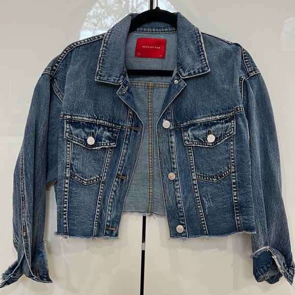 Signature8 | Jackets & Coats | Signature 8 Denim Jacket Size Sm Nwot ...